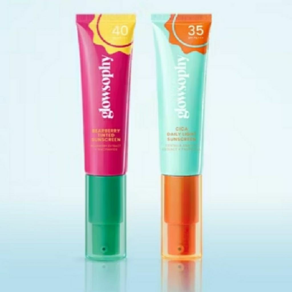 Jual GLOWSOPHY - SUNCREEN TINTED SPF 50 WATERMELON-CICA | Shopee Indonesia