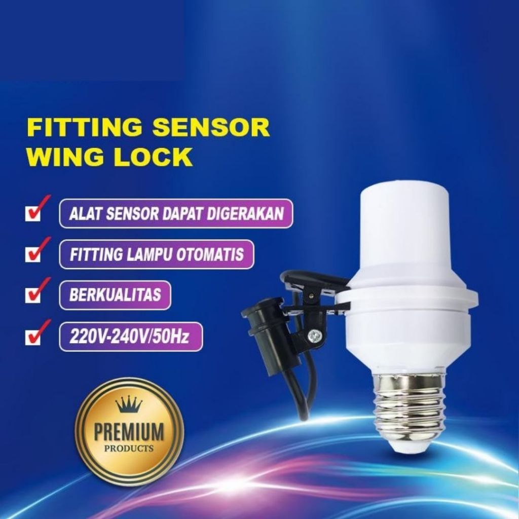 Jual FITTING SENSOR FITTING LAMPU CAHAYA OTOMATIS | Shopee Indonesia