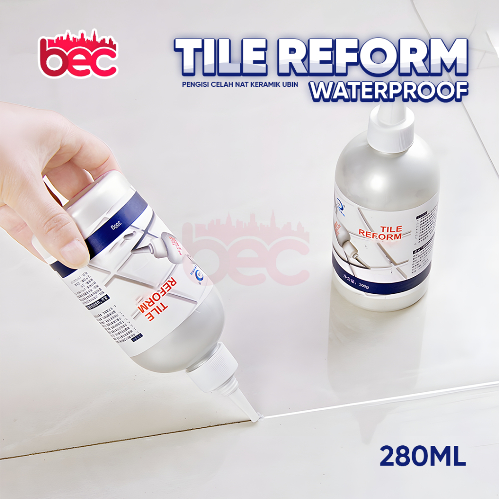 Jual [BEC] Tile Reform Waterproof Pengisi Celah Ubin / Cream Pengisi ...