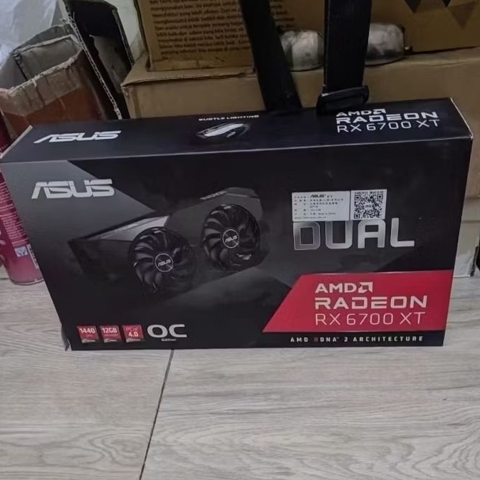 Jual Asus Dual RX 6700 XT OC Edition RX6700XT 6700XT BRAND NEW (BARU ...