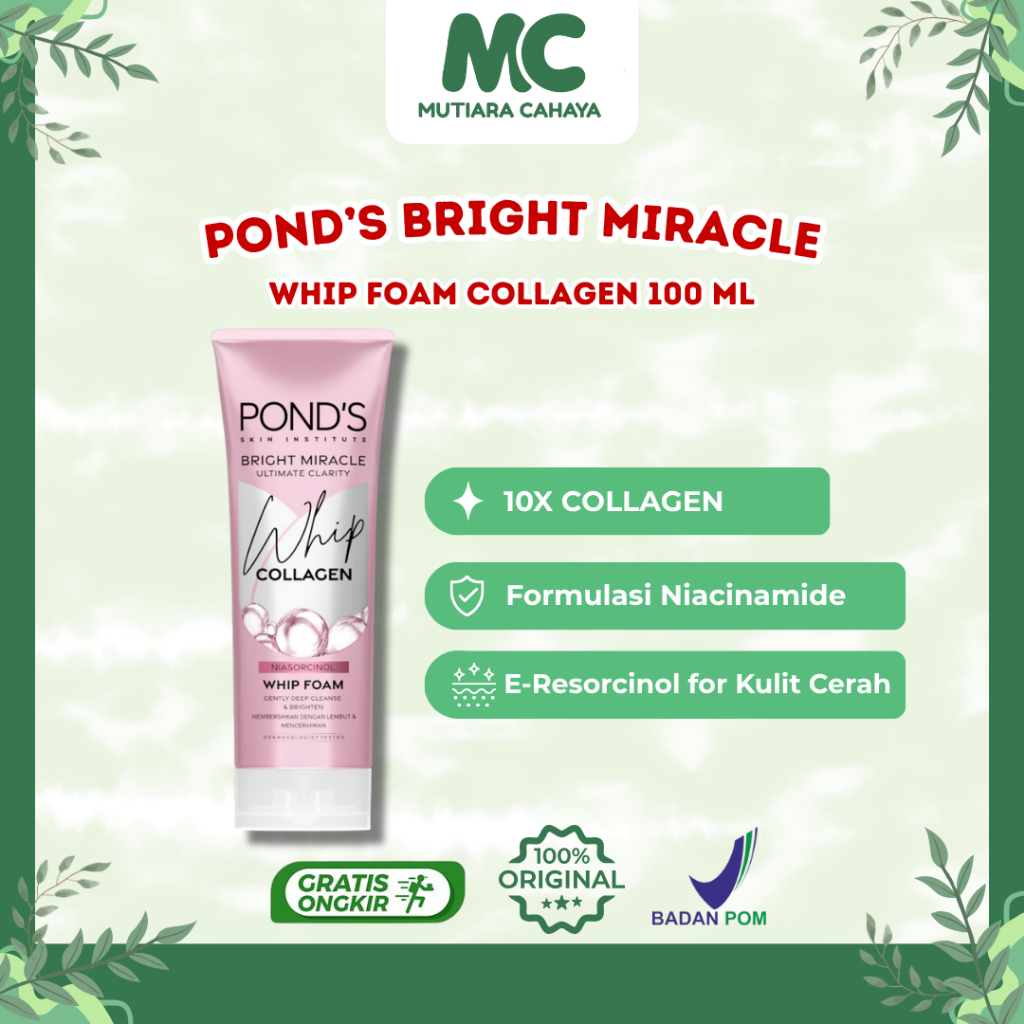 Jual MC Official - POND'S Bright Miracle Ultimate Clarity Whip Foam 100 ...