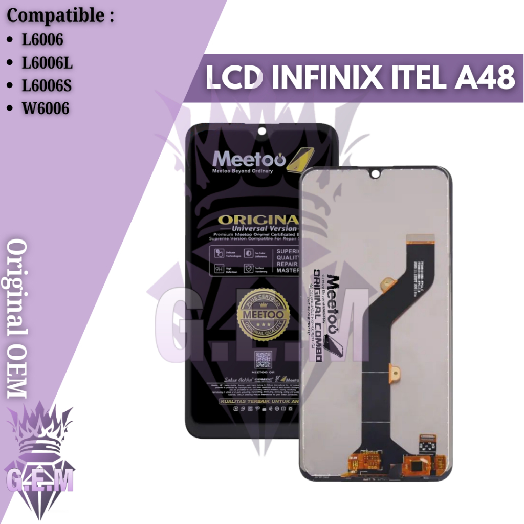 Jual LCD INFINIX ITEL A48 / L6006 / L6006L / L6006F /L6006S / W6006 ...