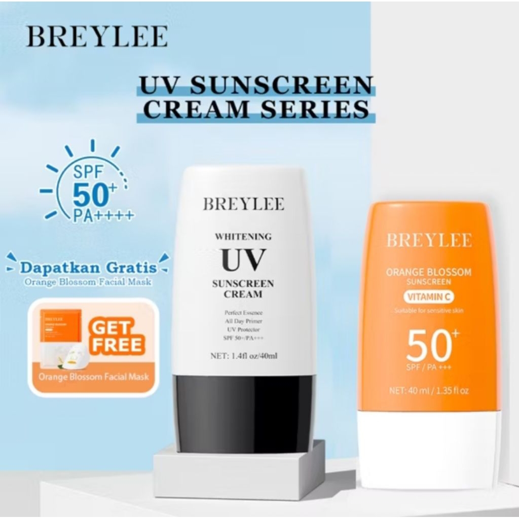 Jual Breylee Whitening Uv Sunscreen Cream / Breylee Orange Blossom ...
