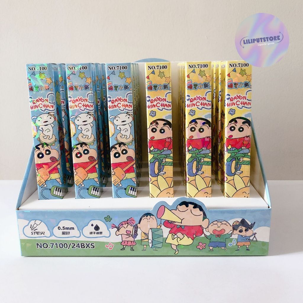 Jual Shinchan Blind Box Pen L Per Pcs Ketebalan 0.5mm | Shopee Indonesia