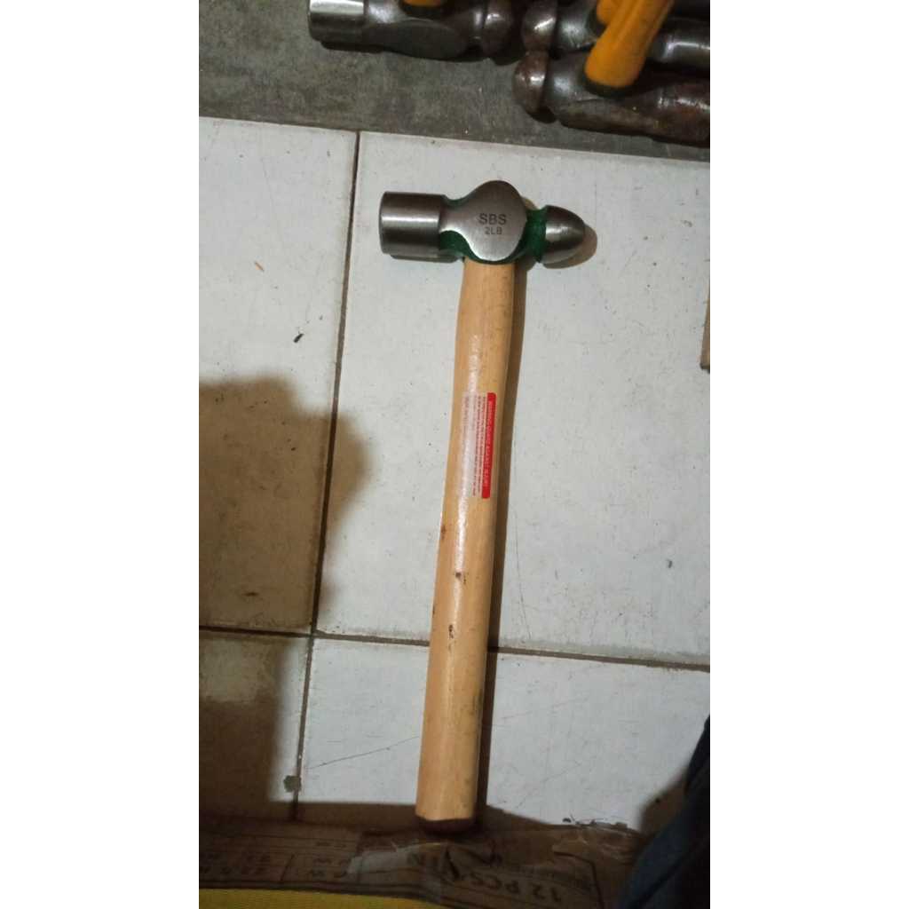 Jual Palu konde besi 1 kg / martil 2 lb gagang kayu / palu bulat ...