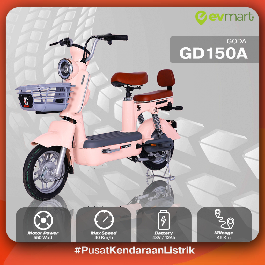 Jual SEPEDA LISTRIK GODA GD150 A PANDA | Shopee Indonesia
