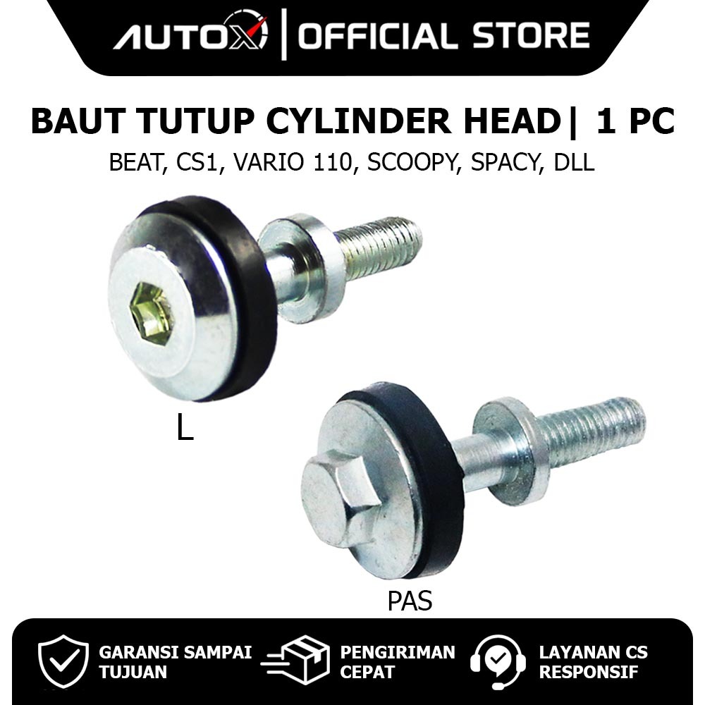Jual Baut Tutup Cylinder Head Beat & Scoopy & Vario 110 & Spacy FI F1 ...