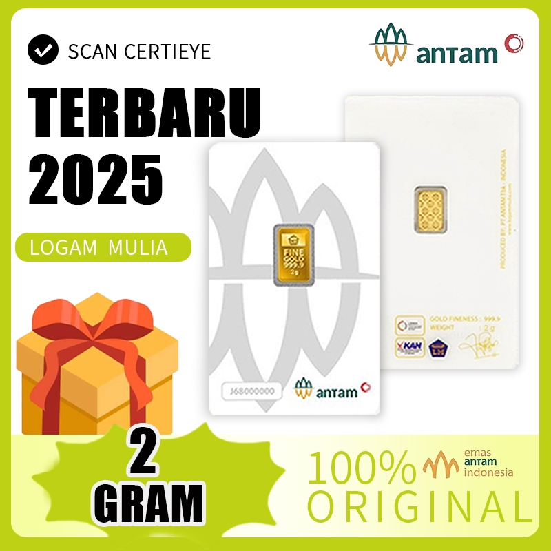 Jual LM ANTAM CERTICARD 2 GR , LOGAM MULIA EMAS ANTM CERTIEYE 2 GRAM ...