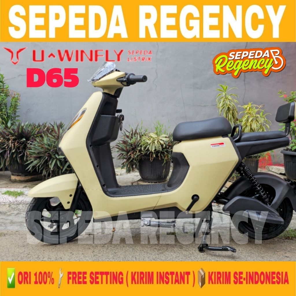 Jual Sepeda Listrik UWINFLY D 65 D65 Electric E Bike Power 600 Watt New Design | Shopee Indonesia