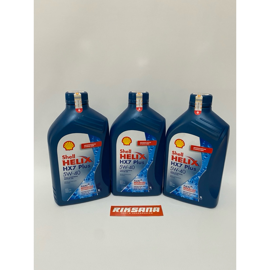 Jual Oli Shell Helix HX7 plus 5w-40 ORIGINAL 1 liter | Shopee Indonesia
