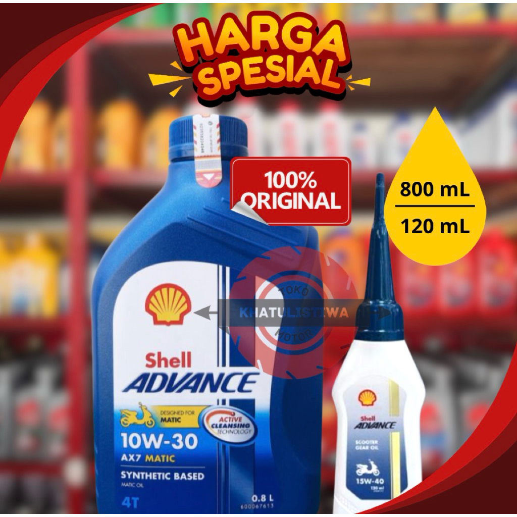 Jual [PAKET OLI] OLI SHELL AX5 MATIC AX 5 MATIC OLI SHELL AX7 MATIC AX ...