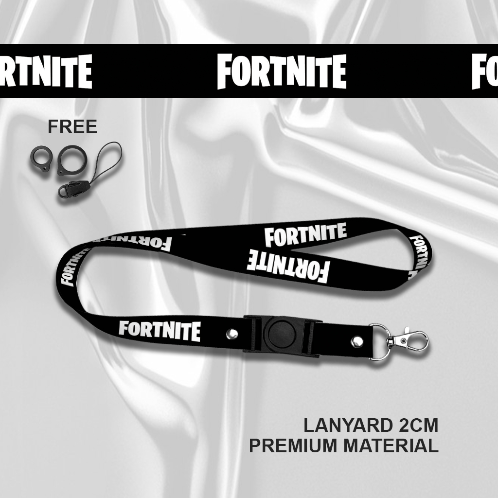 Jual FORTNITE Lanyard (2CM) Tali Gantungan HP handphone Lanyard ID CARD ...