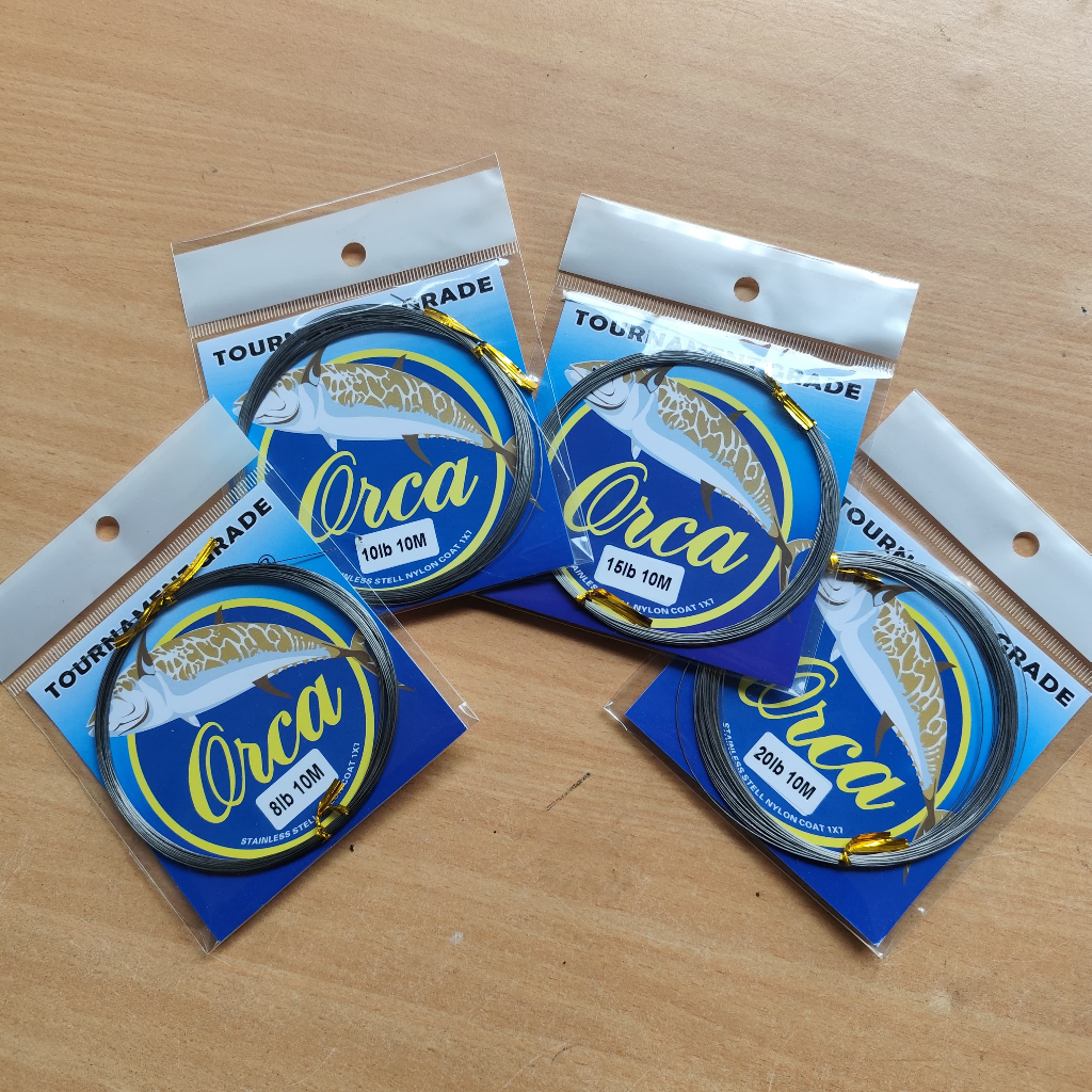 Jual Neklin Kawat Seling Orca 1x7 10M Tahan Karat Tournament Grade ...