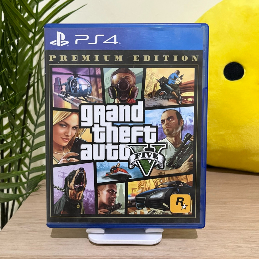 Jual GTA V ps4 grand theft auto ps4 disc playstation 5 kaset | Shopee ...