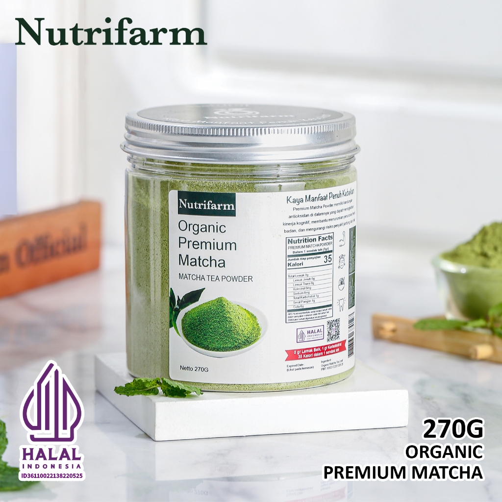 Jual ORGANIC PREMIUM MATCHA MINUMAN 270G/MATCHA ORGANIC | Shopee Indonesia