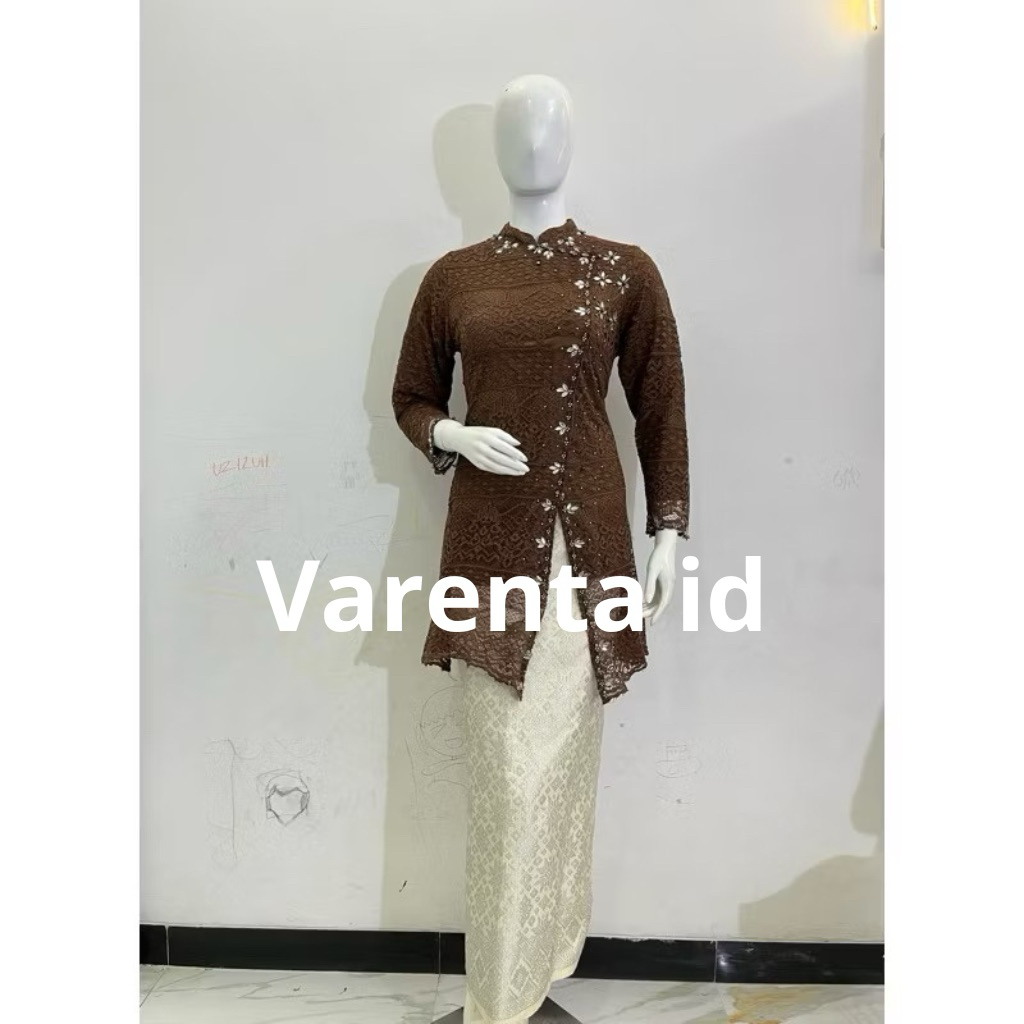 Jual Set Kebaya Tunik Janggan Brokat/Kebaya Set Songket Lilit Jumbo ...