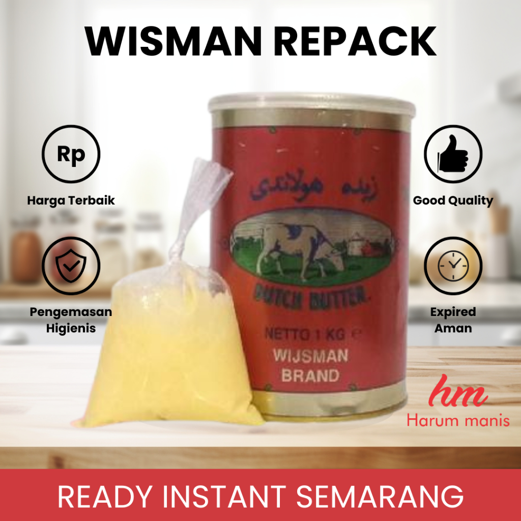 Jual Wijsman Butter 100gr Repack / Butter Wisman Instant Semarang ...