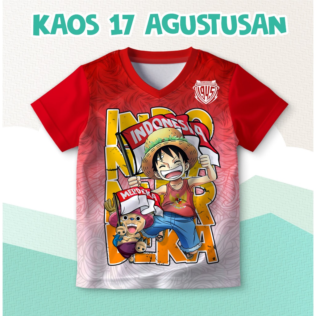 Jual sima kids - kaos anak agustusan baju merah putih anak laki laki ...