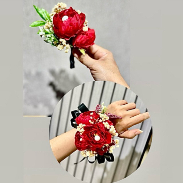 Jual Corsage Korsase Hiasan Jas Pengantin dan Tangan | Shopee Indonesia
