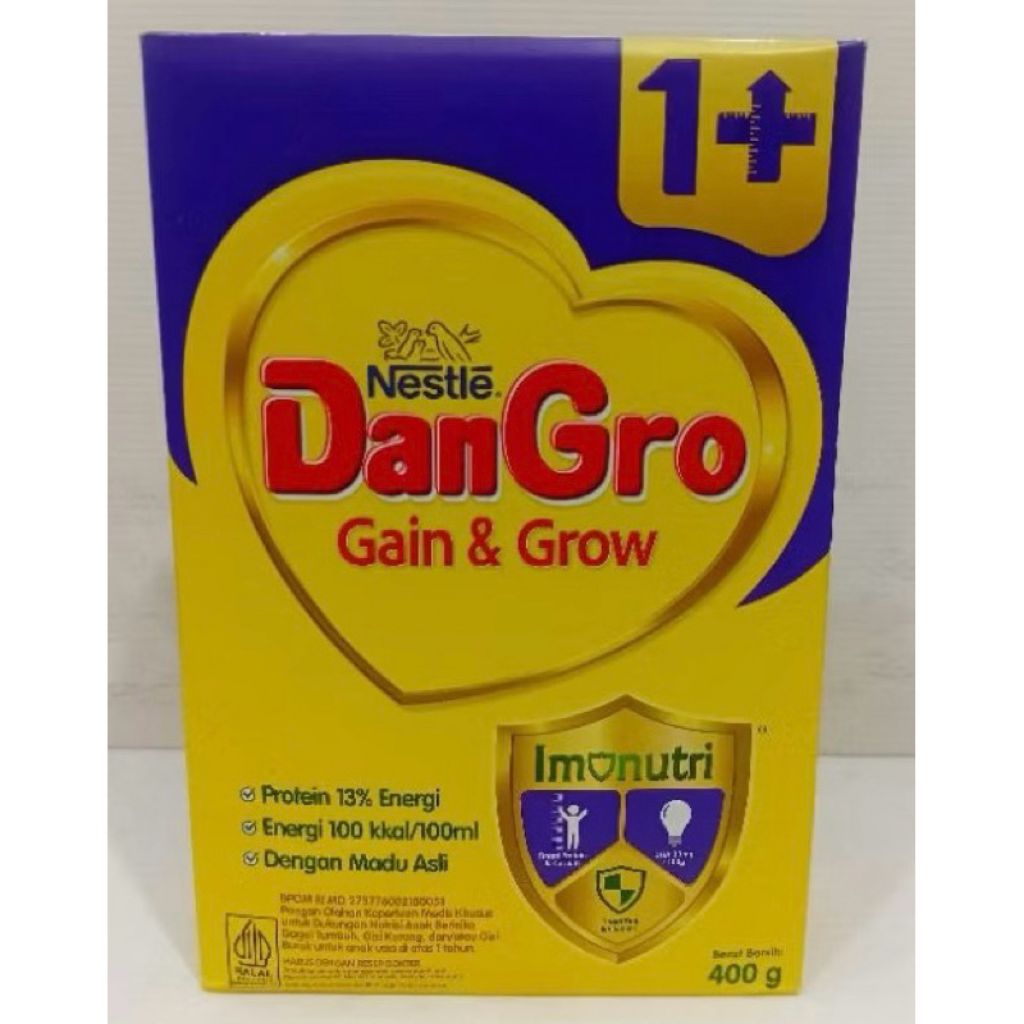 Jual Susu Dangro Gain & Grow 1+ 400 gram | Shopee Indonesia