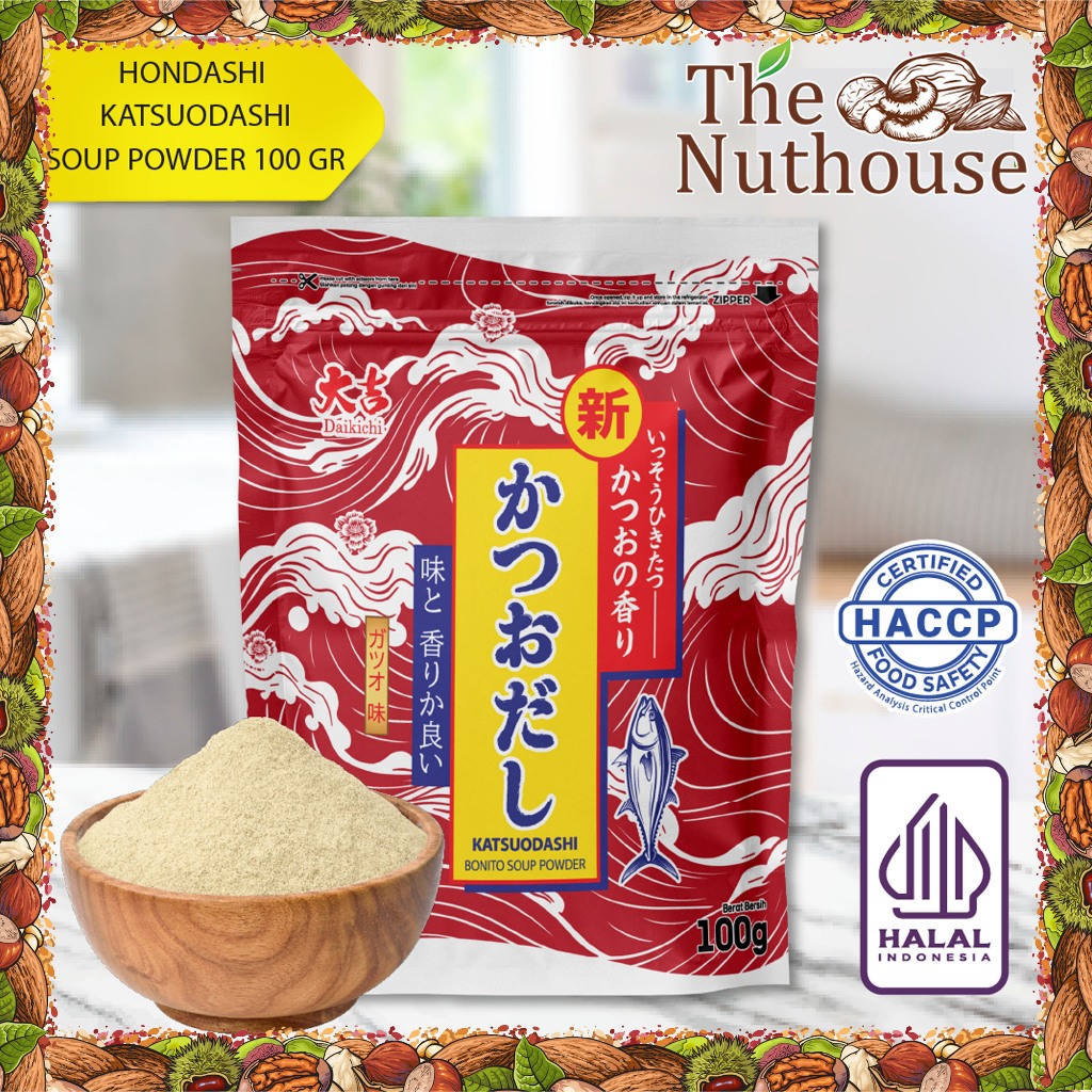 Jual 100gr DAIKICHI KATSUODASHI MERAH / BONITO SOUP POWDER / BUBUK ...