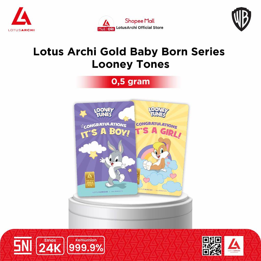 Jual Lotus Archi Baby Born Series Looney Tunes 0,5 Gram | Shopee Indonesia