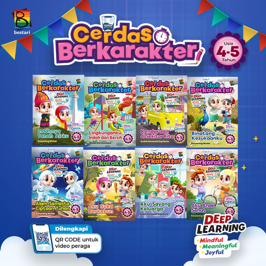 Jual Buku Pelajaran TK/PAUD Merdeka Belajar - Paket Cerdas Berkarakter Deep Learning 2025 ...