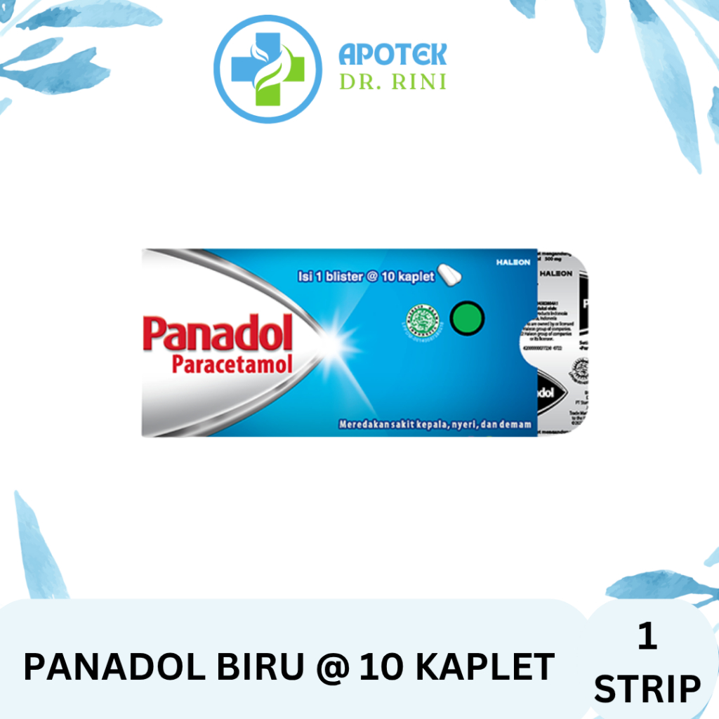 Jual PANADOL BIRU @ 10 KAPLET // STRIP | Shopee Indonesia