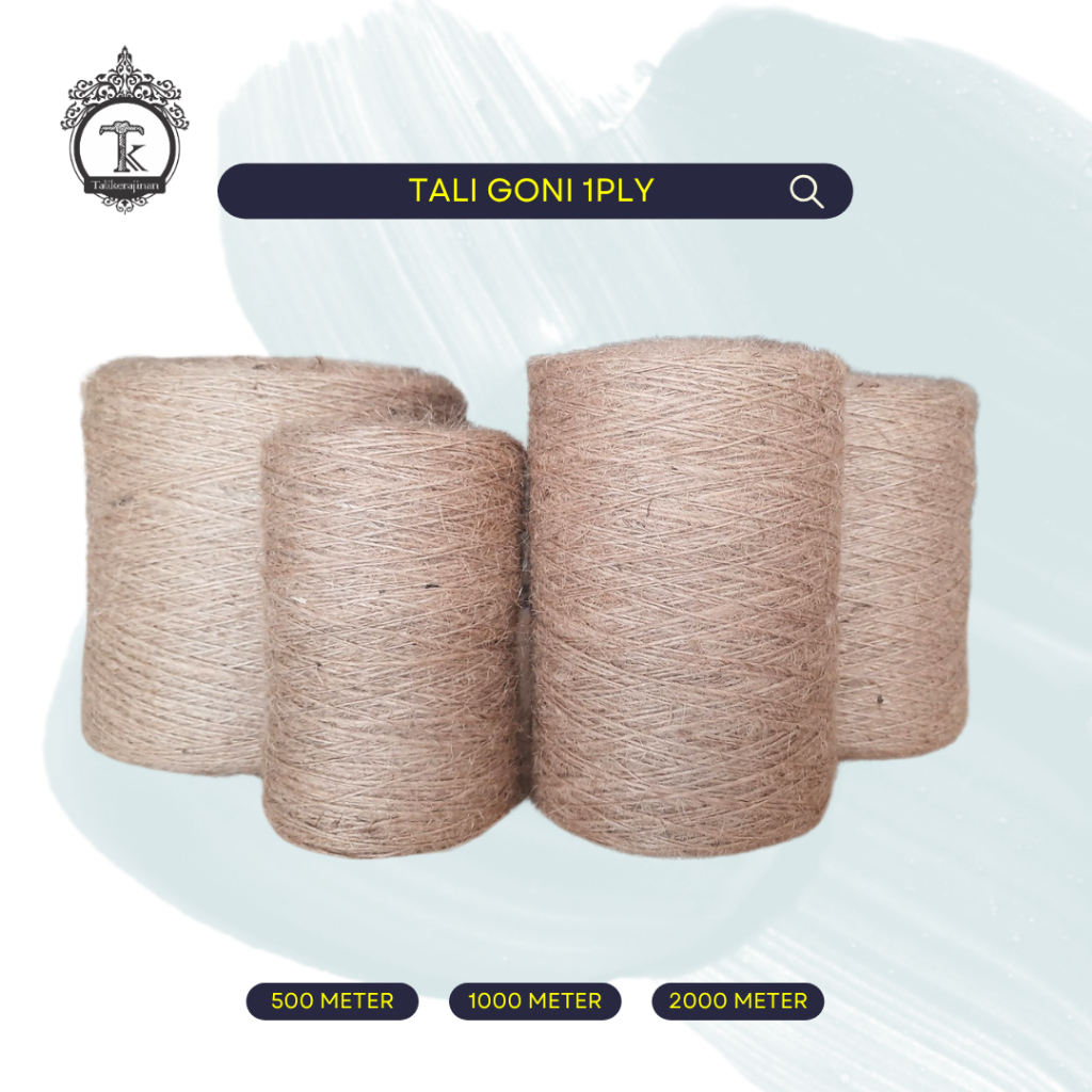 Jual Tali goni tali ikat hantag tali kerajinan kecil 1mm panjang 500 ...