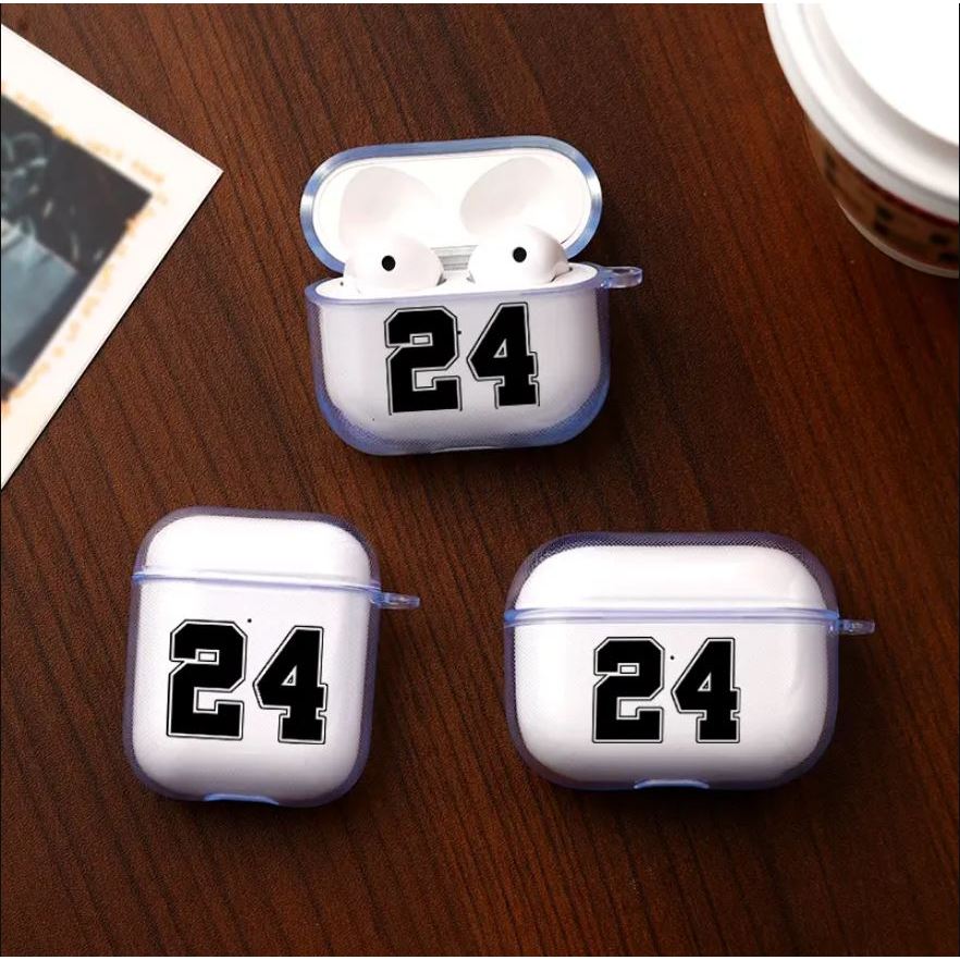 Jual Case PELINDUNG Airpod MOTIF ANGKA HITAM Lucu Cocok Untuk Airpod ...