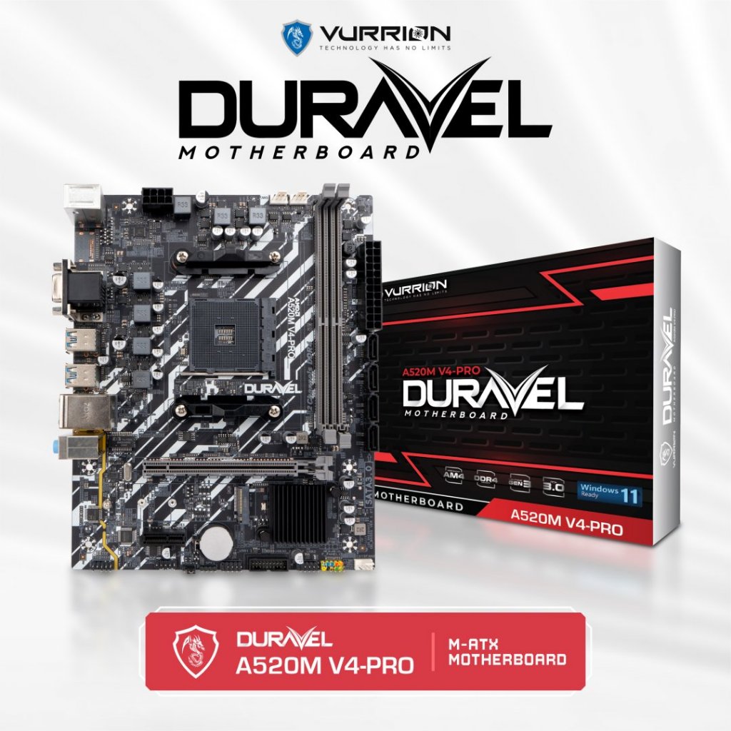 Jual Motherboard vurrion Duravel A520M V4-PRO -05443 | Shopee Indonesia