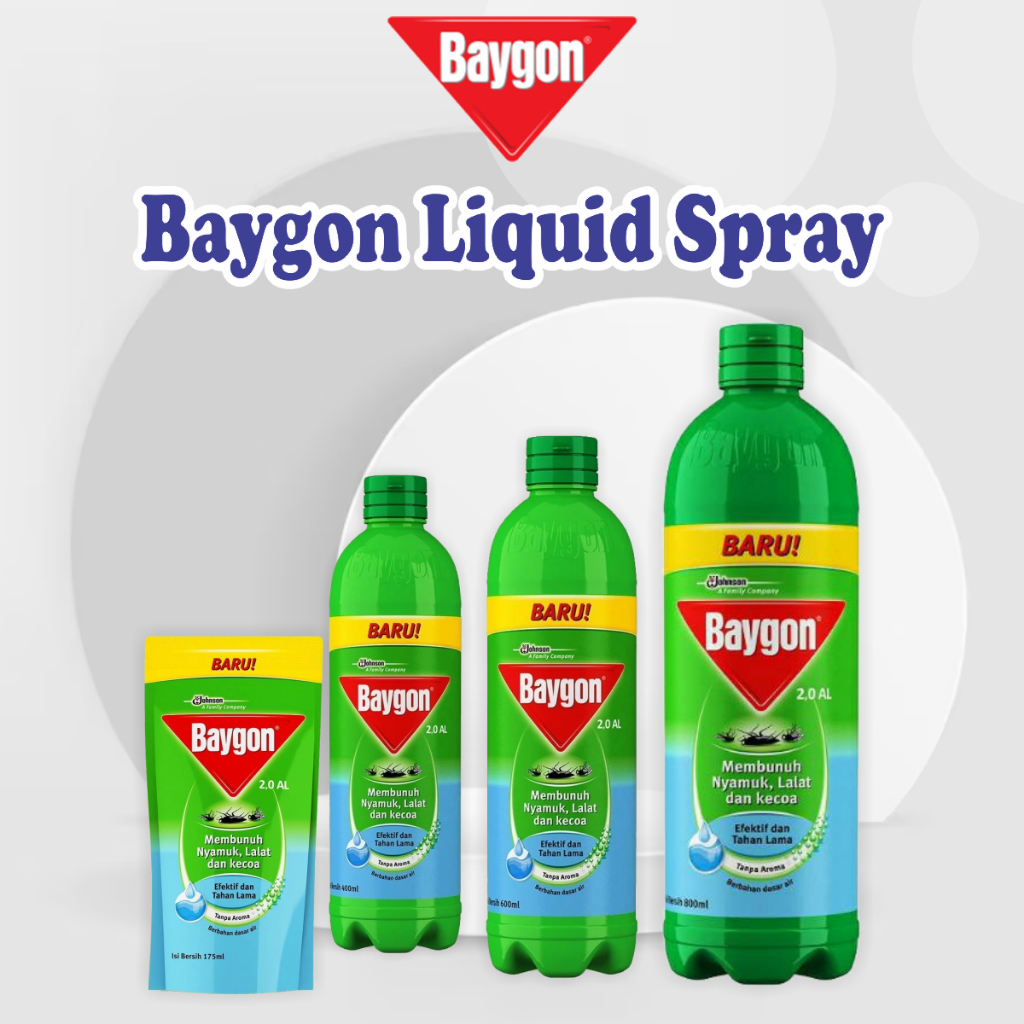 Jual Baygon Liquid Spray Anti Nyamuk Lalat Dan Kecoa | Shopee Indonesia