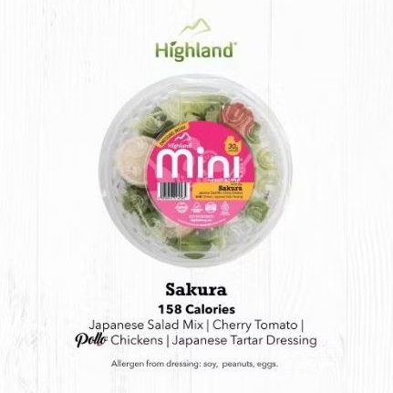 Jual Salad Mini Sakura + Chicken + Dressing 100 gr | Shopee Indonesia