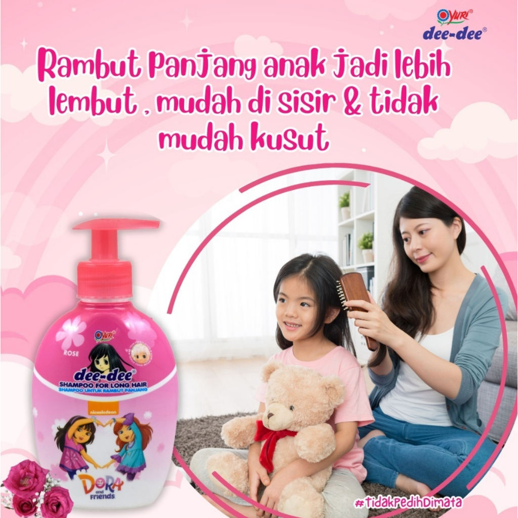 Jual Dee Dee Shampoo / Shampo Untuk Rambut Panjang 200ml (100% ORIGINAL ...