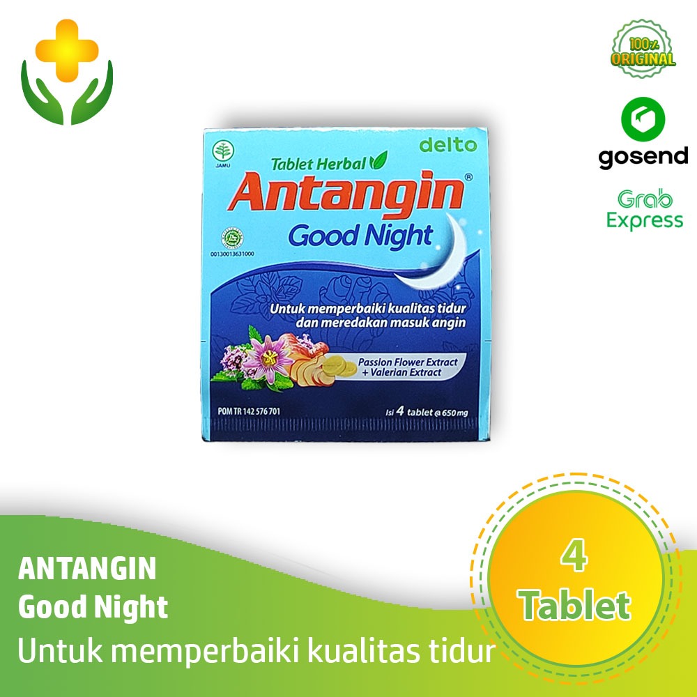 Jual Antangin Good Night 1 Strip 4 Tablet - Obat Insomnia Gangguan ...