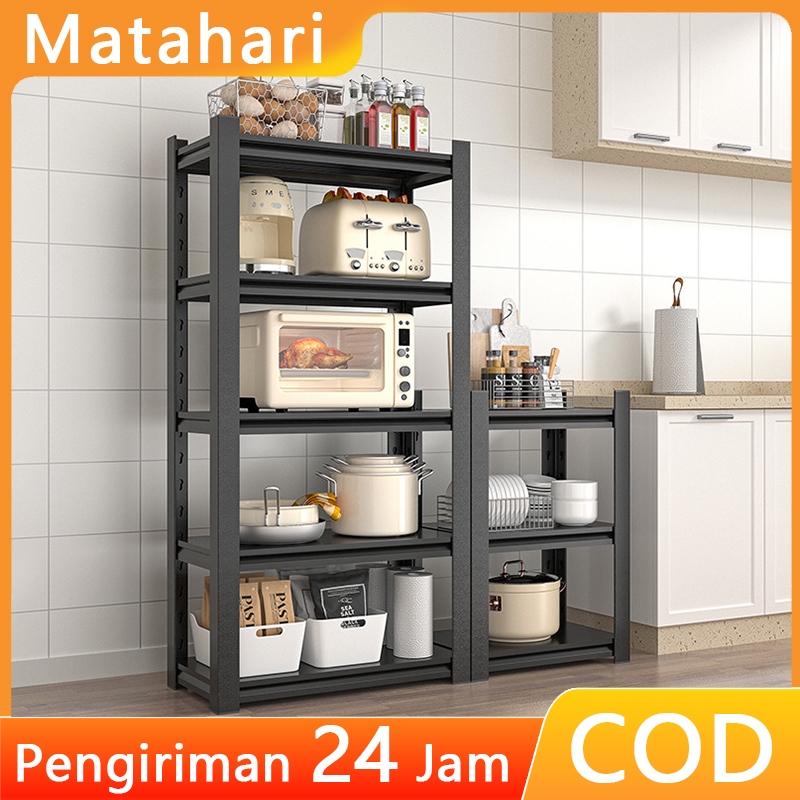 Jual Rak Penyimpanan Balkon Empat Lapis Serba Besi Rak Susun ...