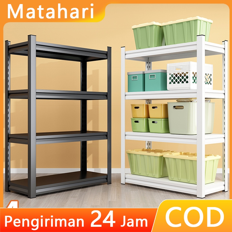Jual Rak Penyimpanan Besi Lapis 4/5 Rak Gudang Rak Penyimpanan Susun ...