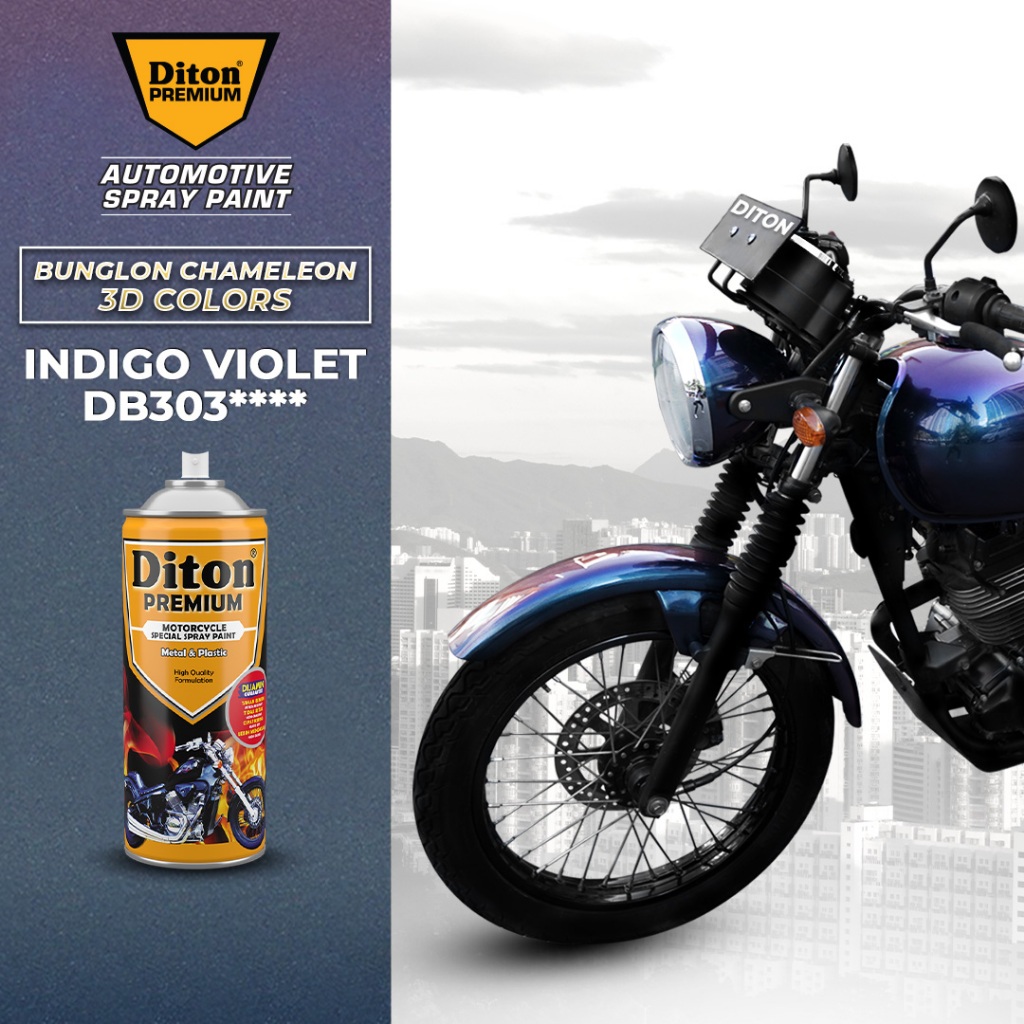 Jual Cat Semprot DITON PREMIUM Bunglon Chameleon 3D Colors - Indigo ...