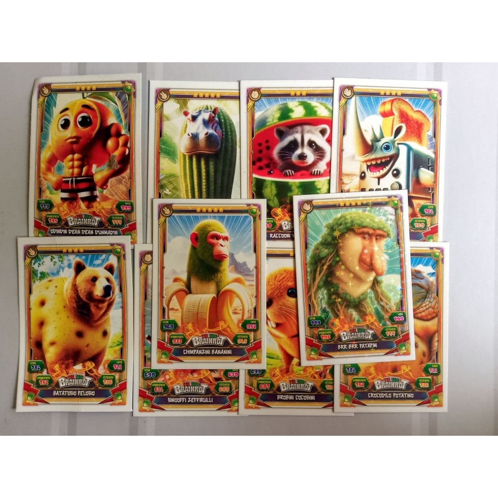 Jual Kartu Anomali italian Brainrot 12 Pack | Shopee Indonesia