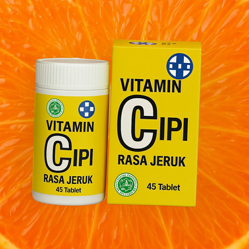 Jual Vitamin C IPI isi 45 tablet Vit Multivitamin rasa Jeruk Mineral Kesehatan Daya Tahan Tubuh ...