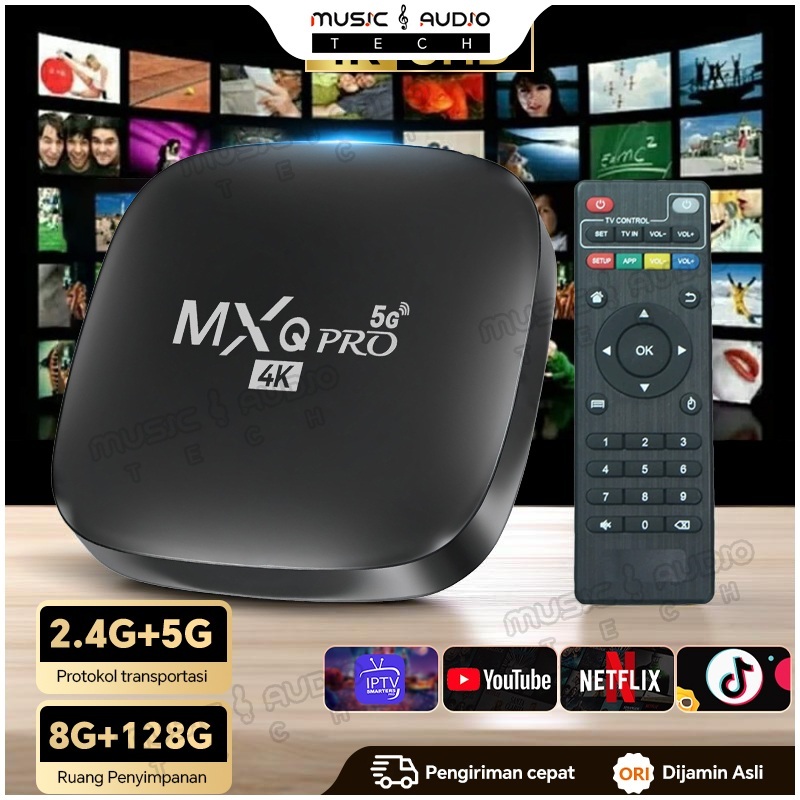 Jual MXQ PRO TV Box Android 9.0 WIFI 4K HD Video Media Player Family Theater For Netflix YouTube ...