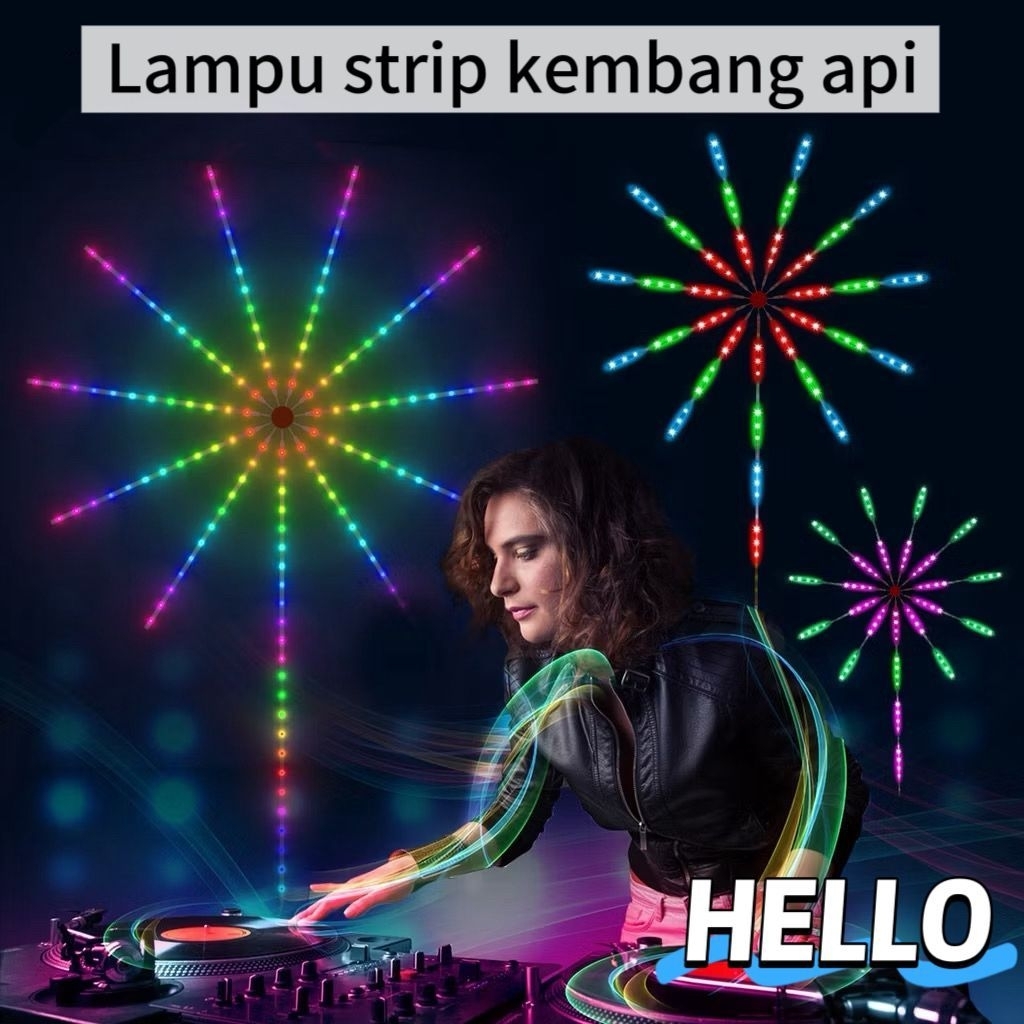 Jual LAMPU LED STRIP MODEL KEMBANG API / ROCKWARE FIREWORK LED MAGIC ...