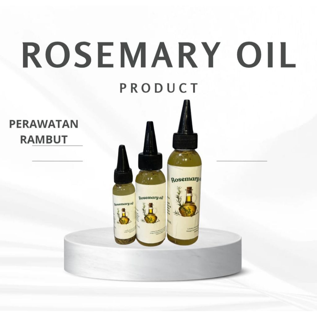 Jual Rosemary Hair Oil Infused 5 in Herb Oil 100% Natural - Penumbuh ...