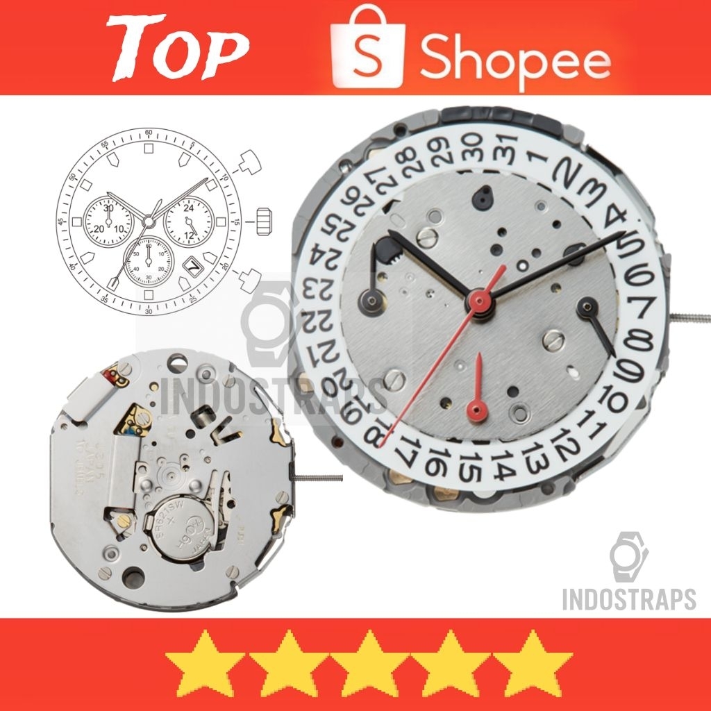 Jual Mesin jam tangan Miyota JS25 original | Shopee Indonesia