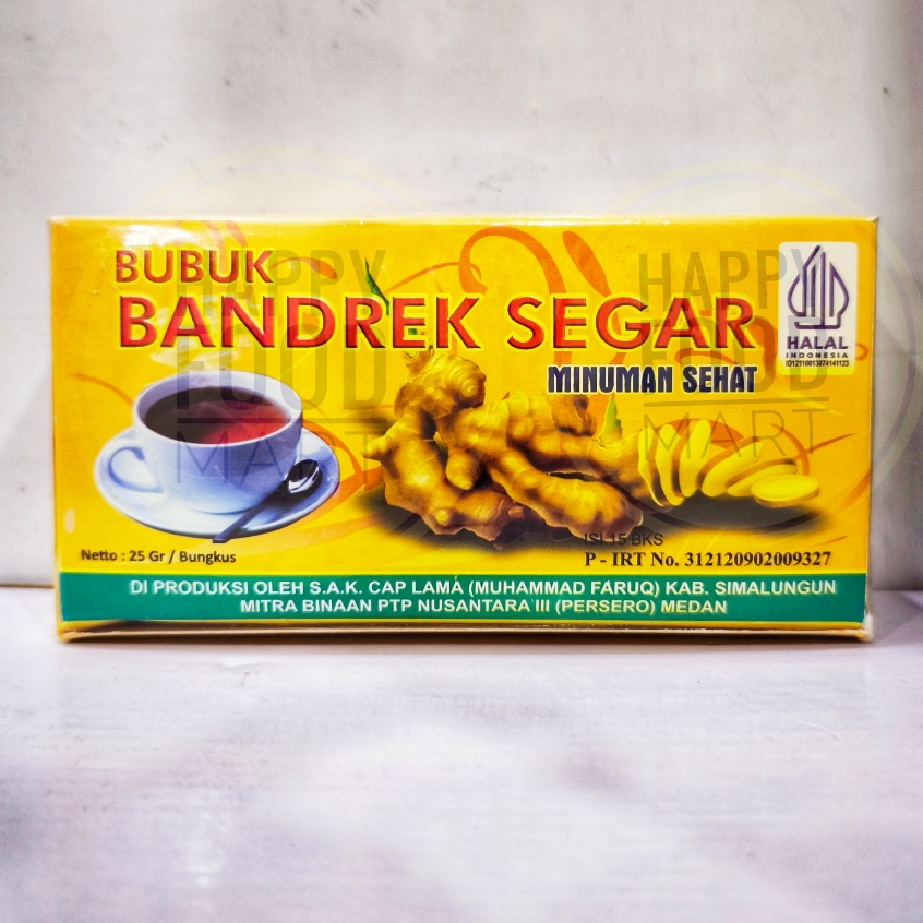 Jual [HALAL] BANDREK SEGAR 15 SACHET TANPA PENGAWET/BANDREK SAK CAP ...