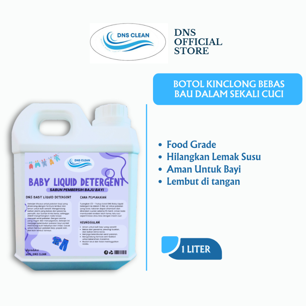 Jual DNS Baby Liquid Detergent Sabun Pembersih Baju Bayi | Shopee Indonesia