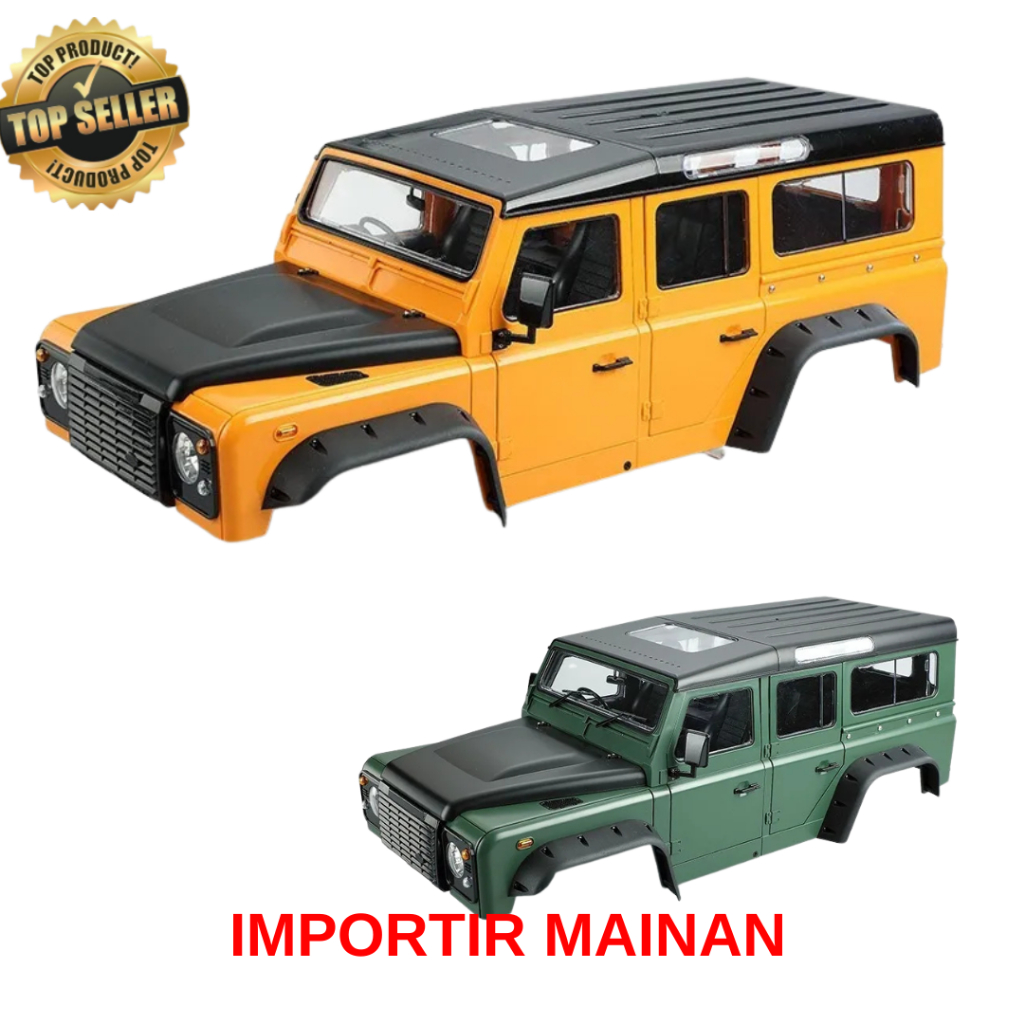 Jual AUSTAR hobby hard body shell rc crawler D110 defender toyota land ...