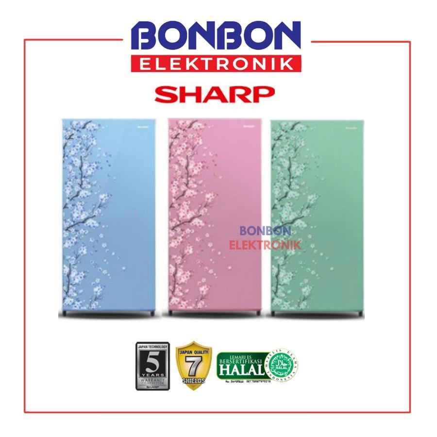 Jual Sharp Kulkas 1 Pintu 128L SJ-N162D-SB/SP/SH / SJN 162 DSP DSB DSH ...