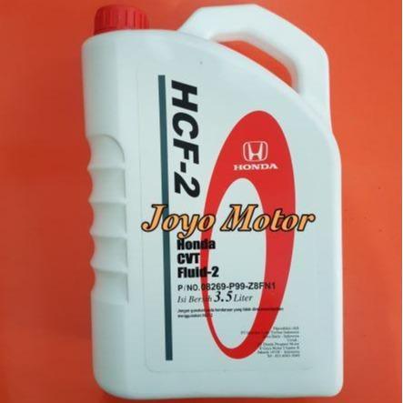 Jual Oli Transmisi Matic CVT Asli Honda HCF-2 ( CVT Fluid ) 3,5 Liter Brio Mobilio BRV HRV Jazz ...