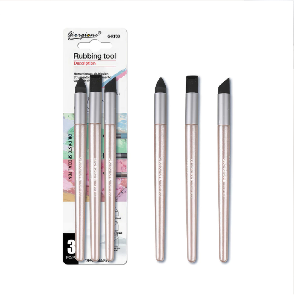 Jual Giorgione Sketch / Oil Pastel Rubbing Pen Set Pena Gosok Sketsa ...